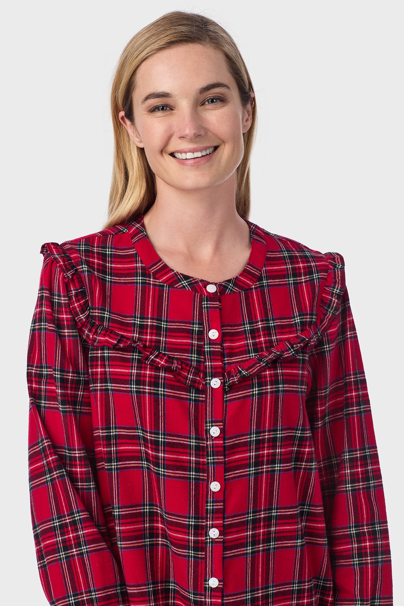 Red Tartan Womens Nightshirt – Lanz of Salzburg